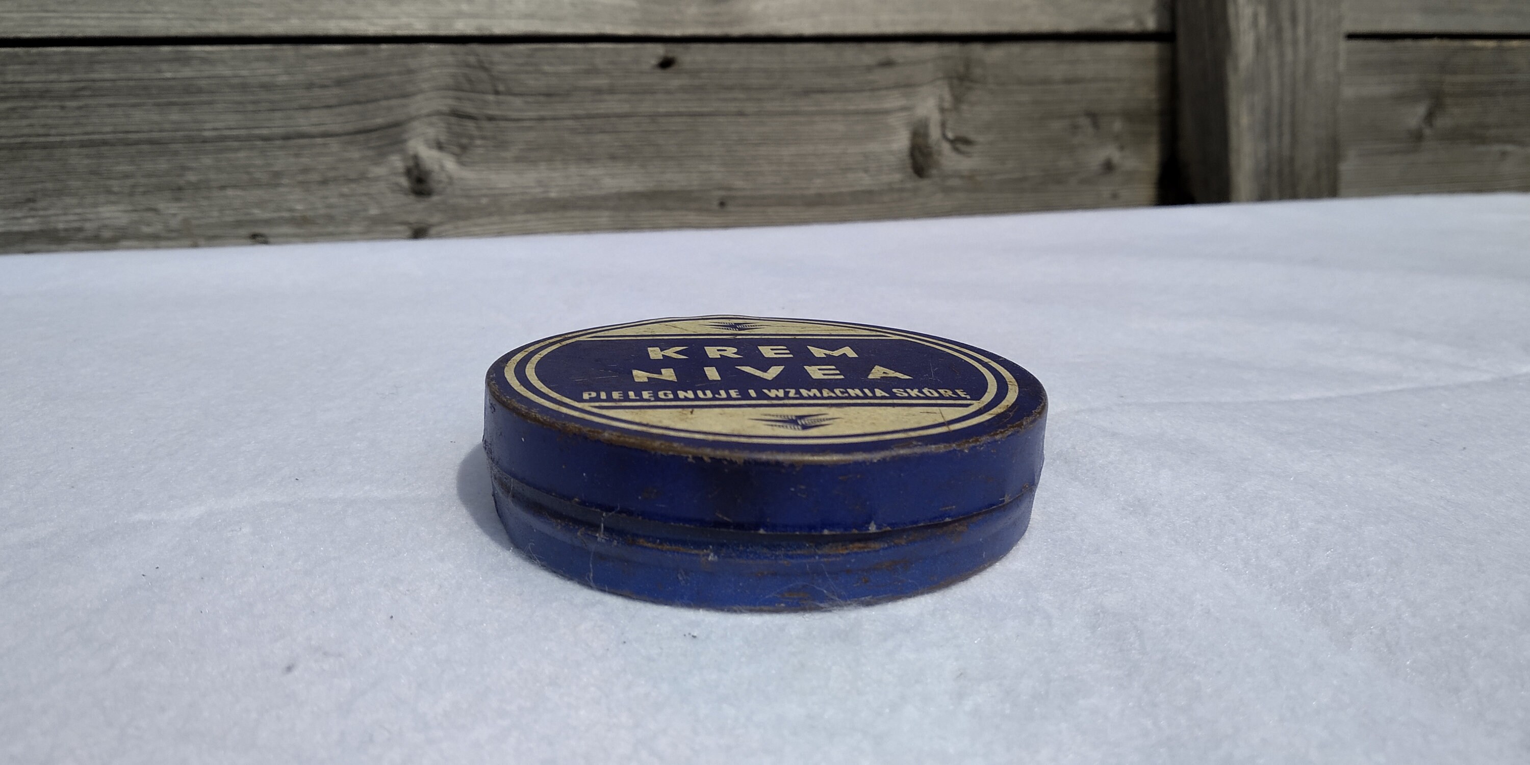 Vintage Polish Nivea Creme Tin Box, Old Round Creme Container, 1930s ...