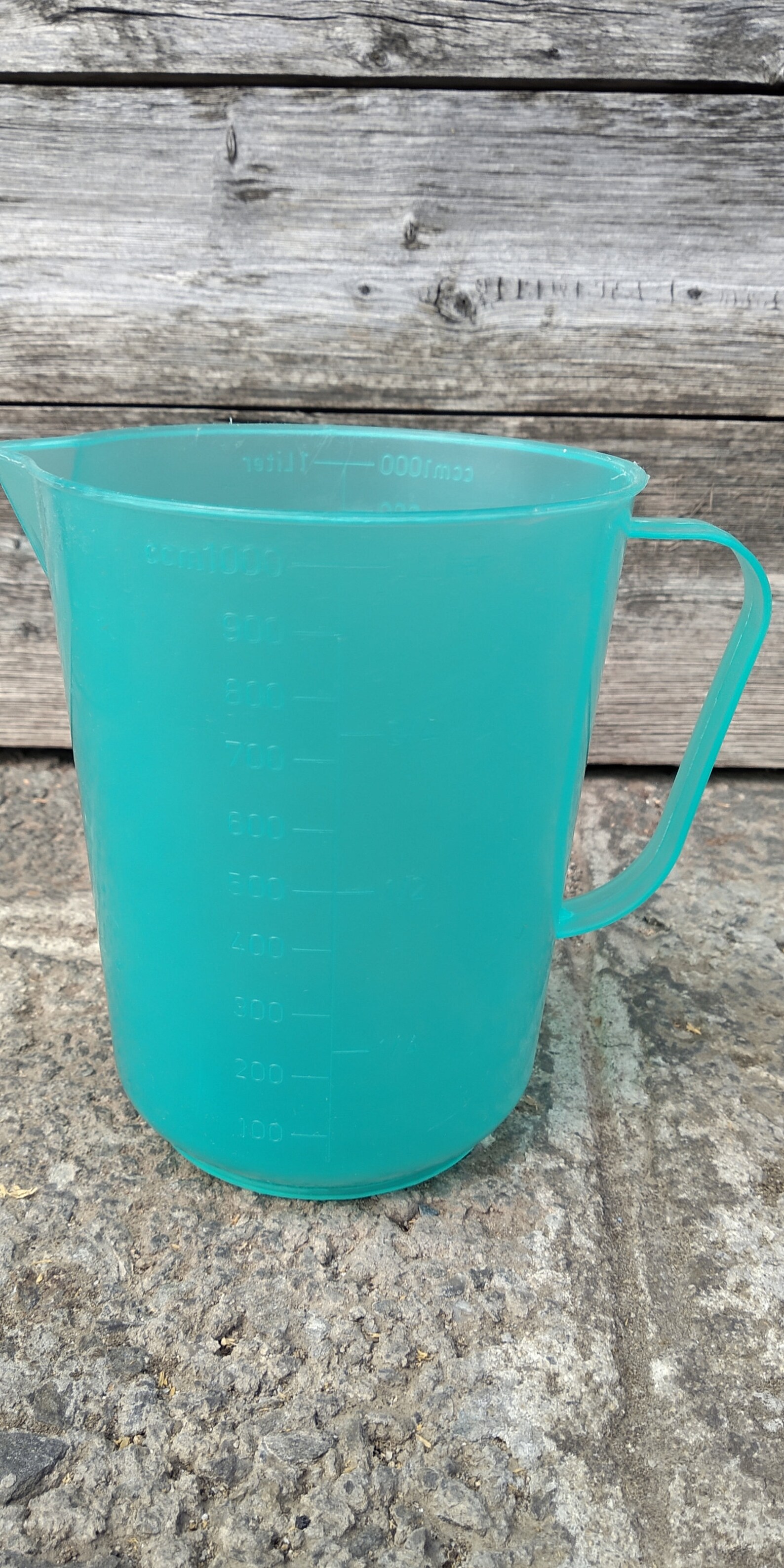Vintage Plastic Jug 1 Liter Measure Jug Retro Water Pitcher - Etsy