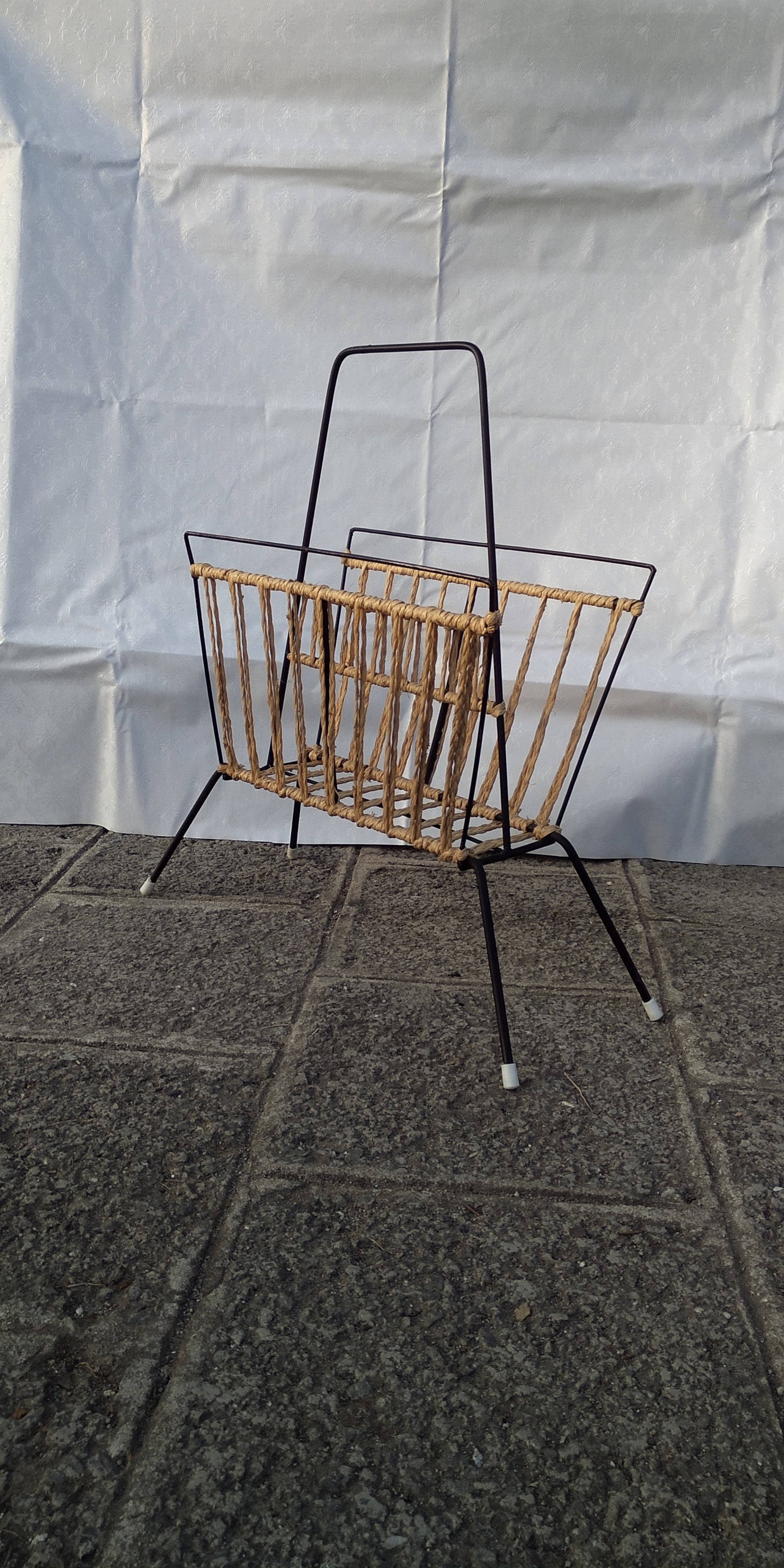 Vintage Newspaper Stand, Retro Magazine Holder, Old Newspaper Rack ...