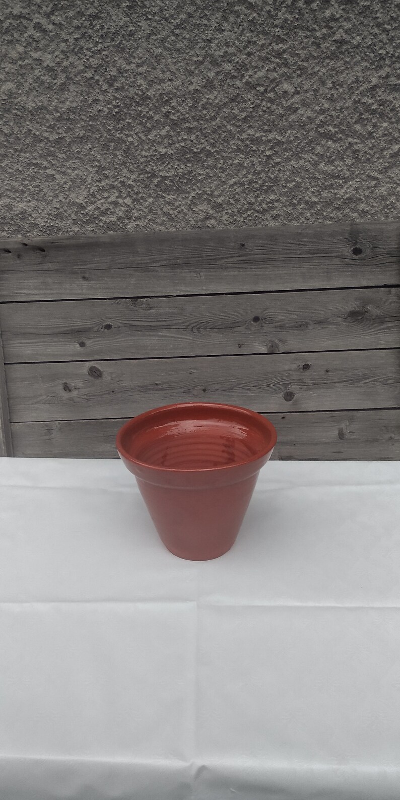 Vintage Clay Plant Pot Old Terra Cotta Flower Pot Rustic - Etsy