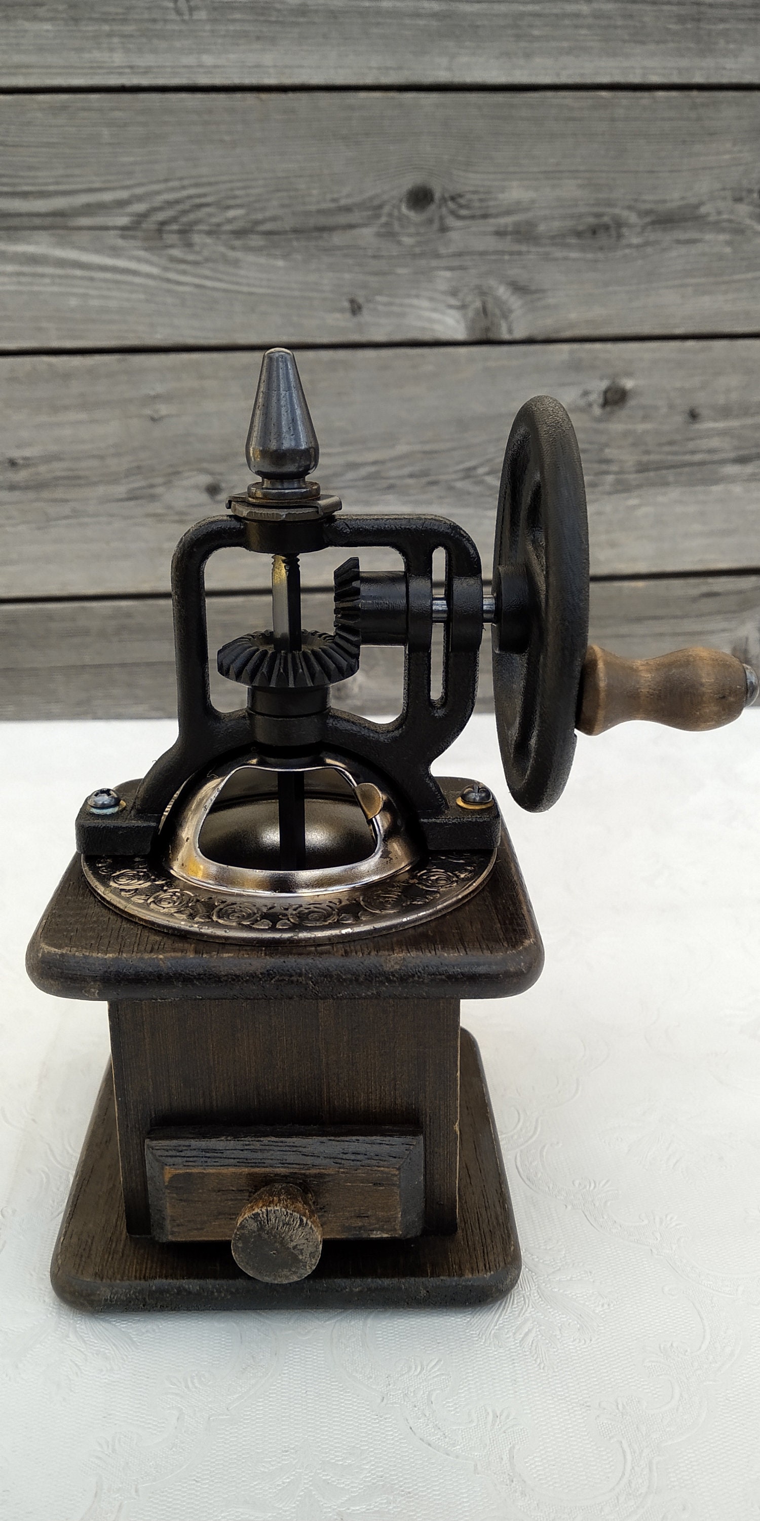 Vintage Wooden Pepper Mill Old Beautiful Grinder Bar Decor - Etsy