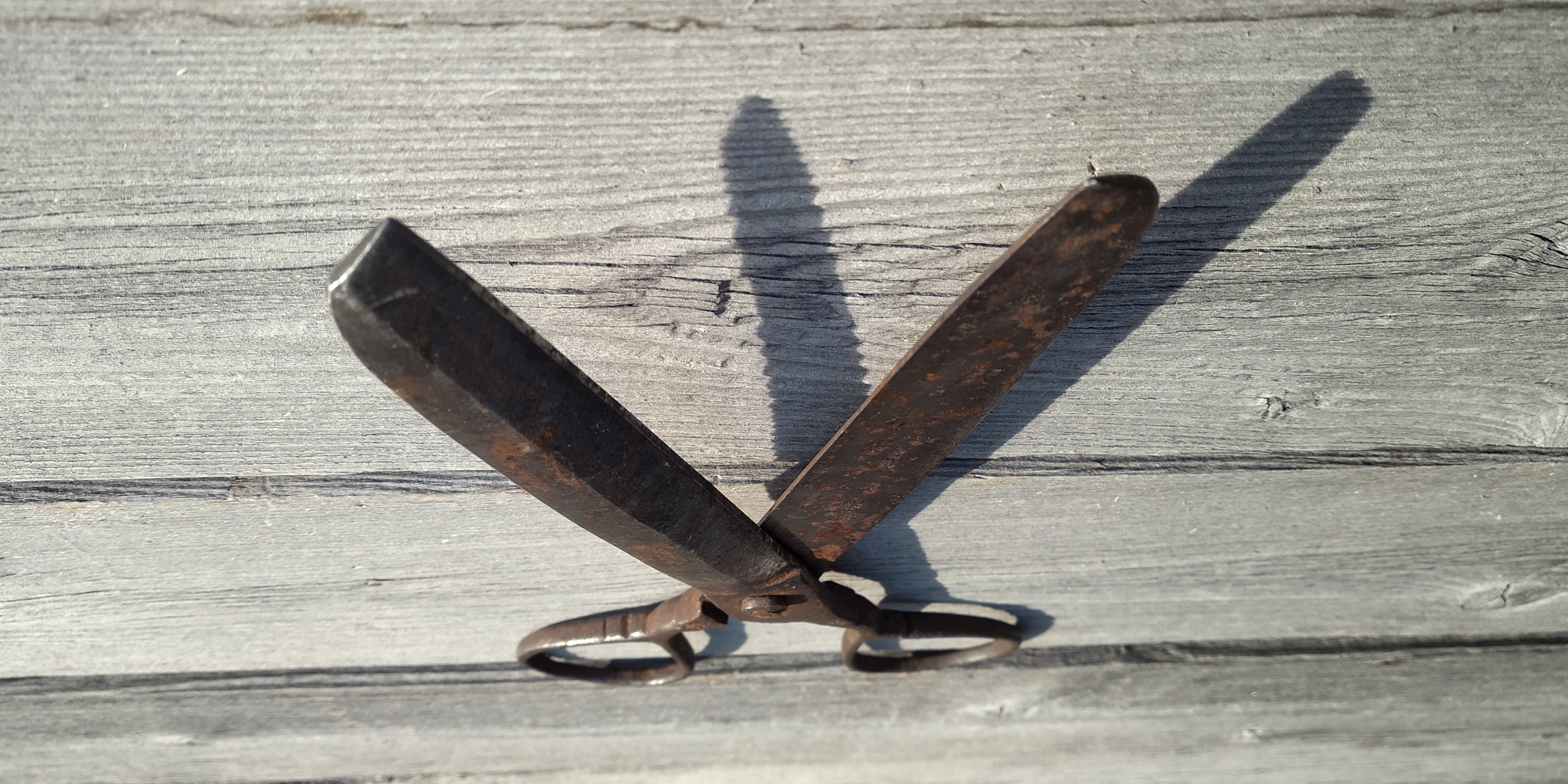 Vintage Rusty Scissors Old Tailors Tool Antique Iron - Etsy
