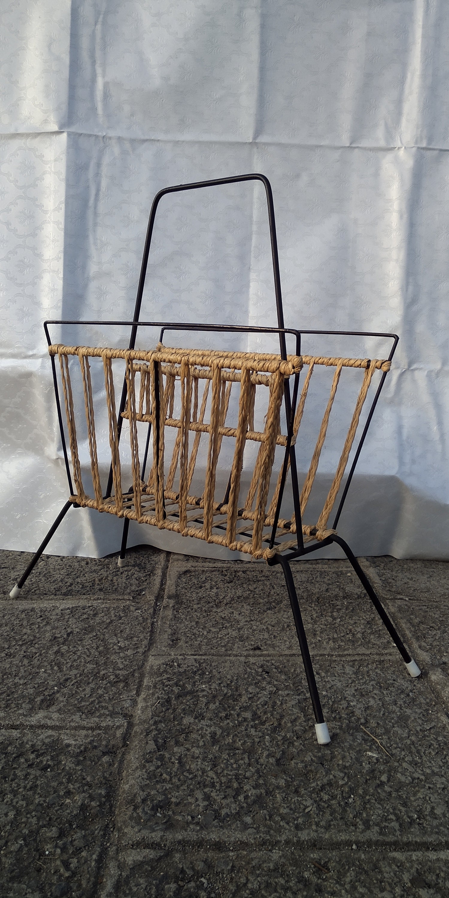 Vintage Newspaper Stand, Retro Magazine Holder, Old Newspaper Rack ...