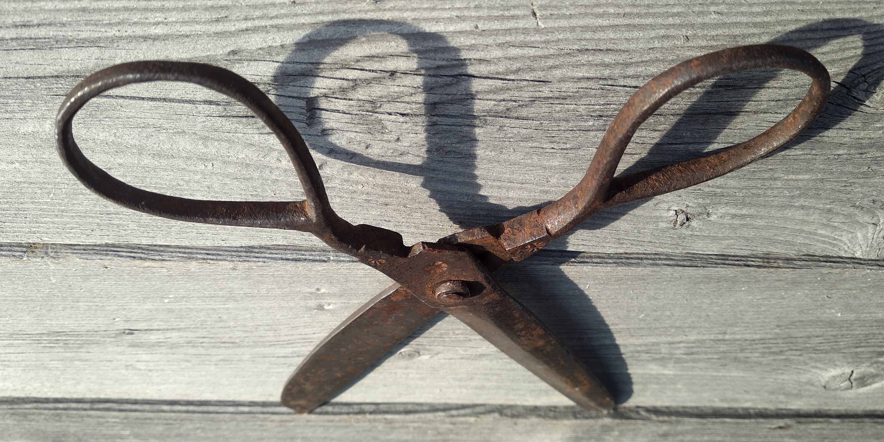 Vintage Rusty Scissors Old Tailors Tool Antique Iron - Etsy