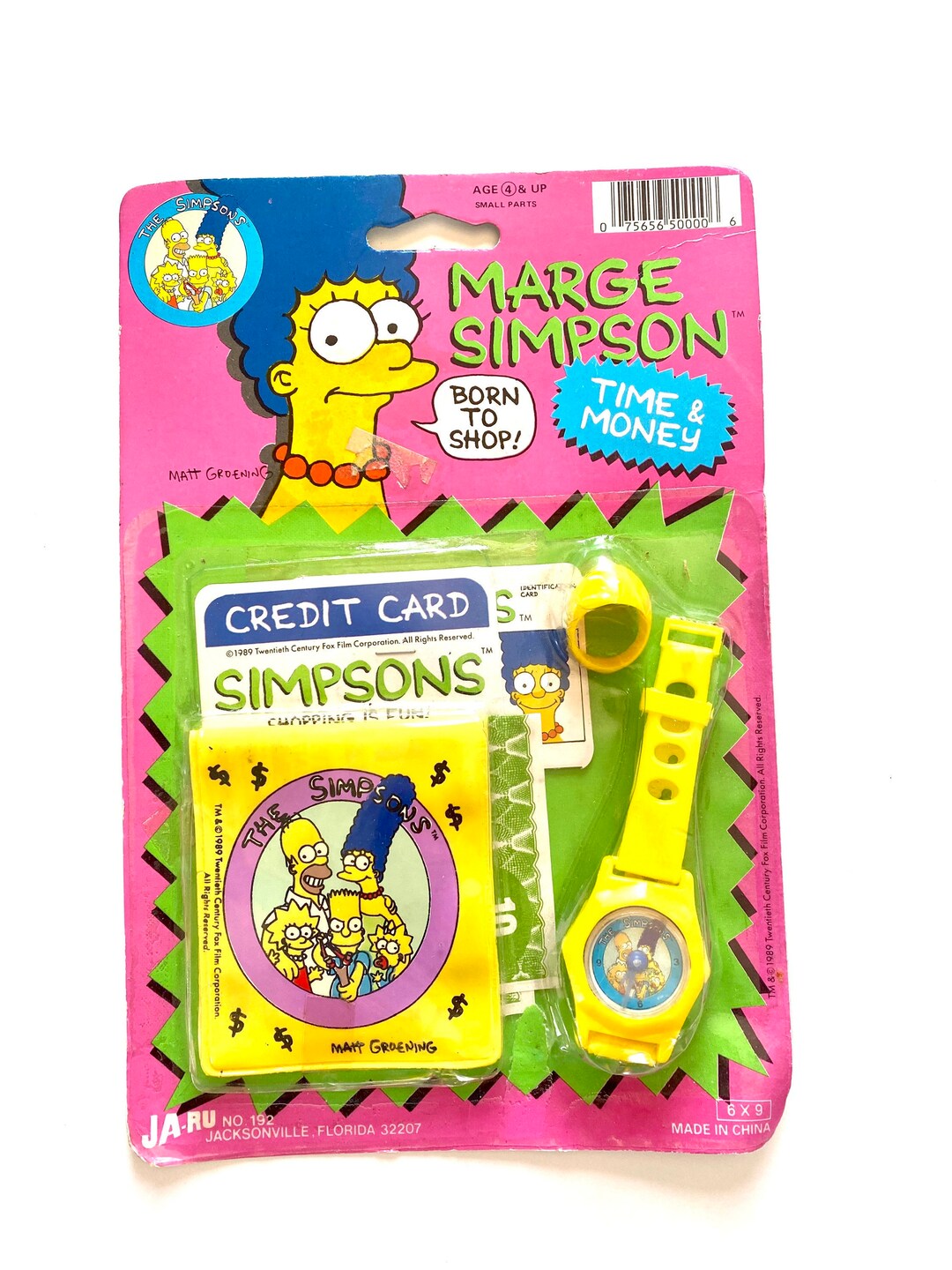 Born to Shop - Vintage 1989 the Simpsons Marge Simpson "time & Money ...