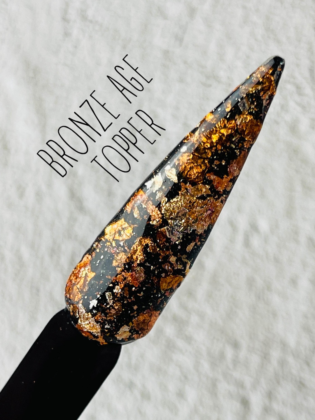 Bronze Age Foil Topper Acrylic Nail Dip Powder - Etsy