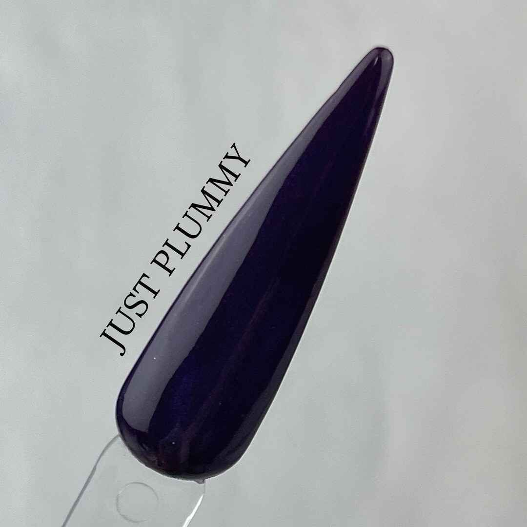 Just Plummy Acrylic Nail Dip Powder - Etsy