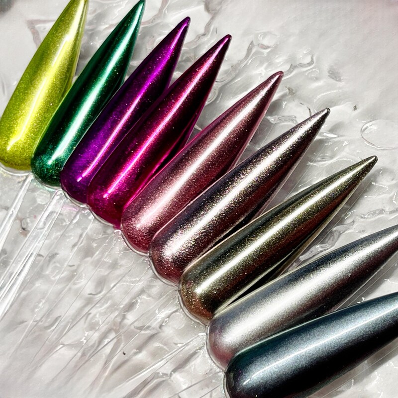 Chrome Nail Powder - Etsy