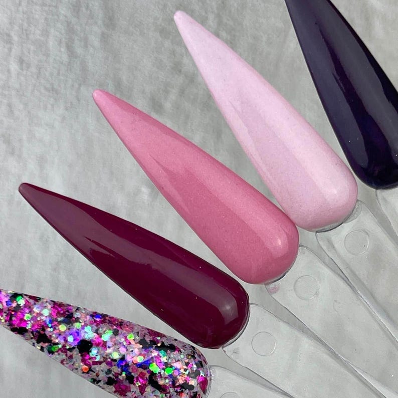 Just Plummy Acrylic Nail Dip Powder - Etsy