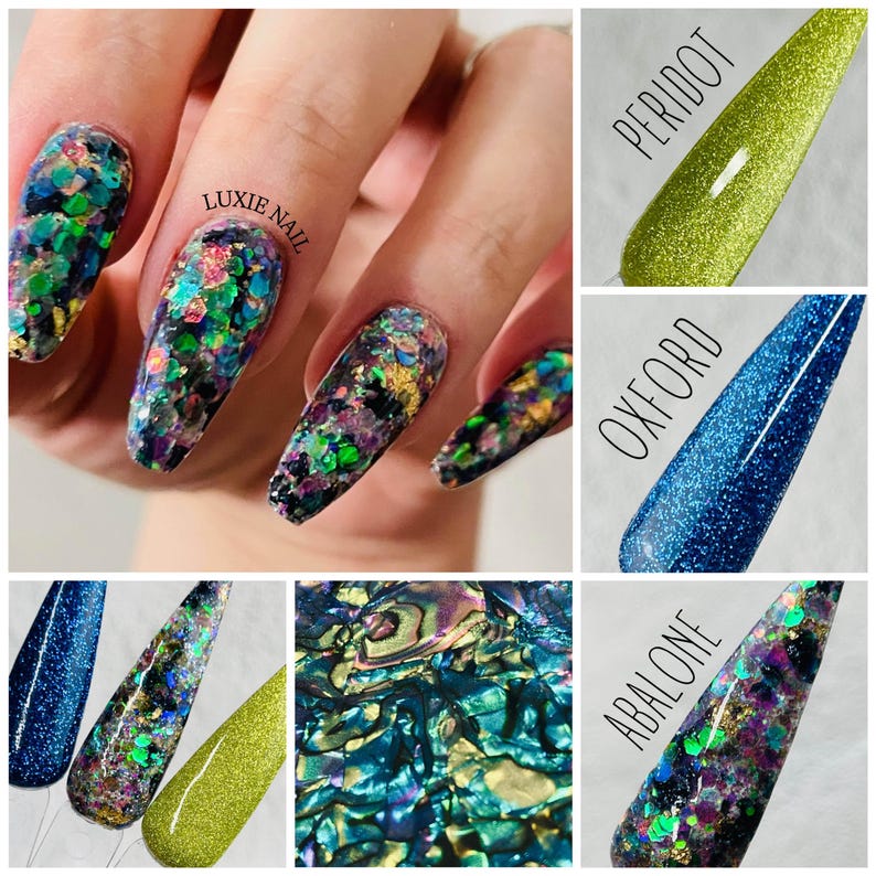 Peridot Acrylic Nail Dip Powder - Etsy