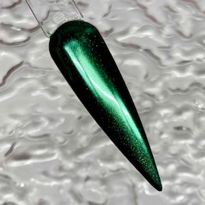 British Racing Green Chrome Nail Powder 1g. - Etsy