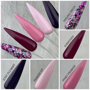 Just Plummy Acrylic Nail Dip Powder - Etsy