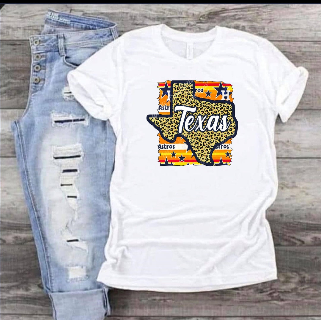 Astros Leopard Texas PNG - Etsy
