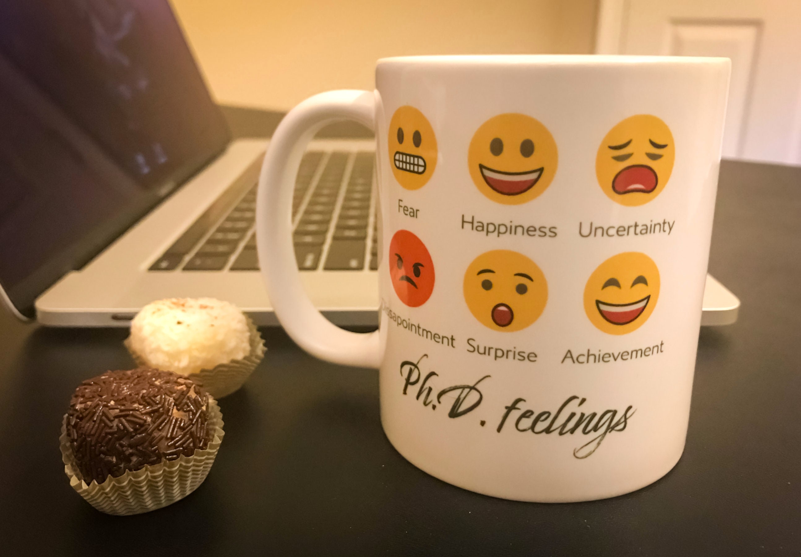 Phd Emojis Coffee Mug Phd Feelings Phd Coffee Mug Graduate - Etsy