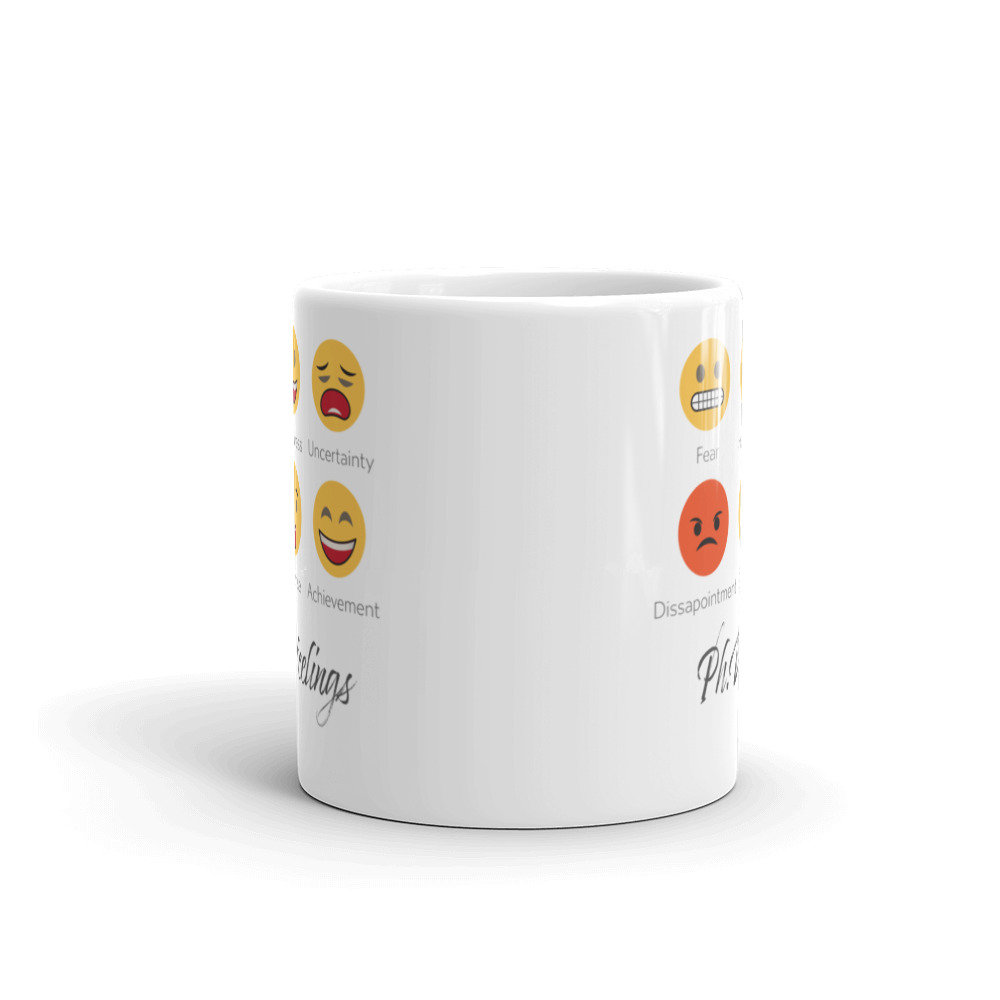 Phd Emojis Coffee Mug, Phd Feelings, Phd Coffee Mug, Graduate Gift ...