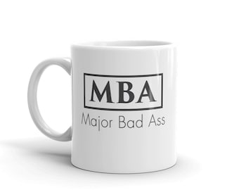 Funny MBA Coffee or Tea Mug Great Graduation Gift Master - Etsy