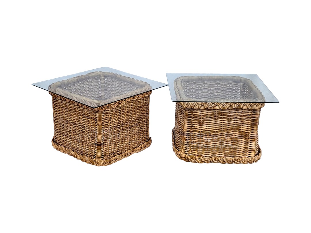 Vintage Coastal Boho Chic Woven Rattan Braided Wicker Trim - Etsy