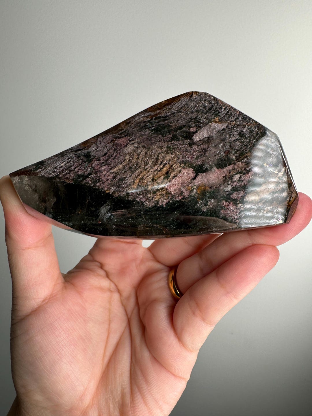 Phantom Quartz ~ Garden Quartz Freeform~ Lodolite Quartz ~ High Quality ...