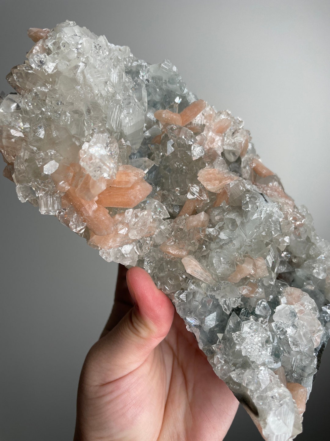 2.3 Lb Diamond Apophyllite Specimen / Apophyllite Cluster / Minerals - Etsy