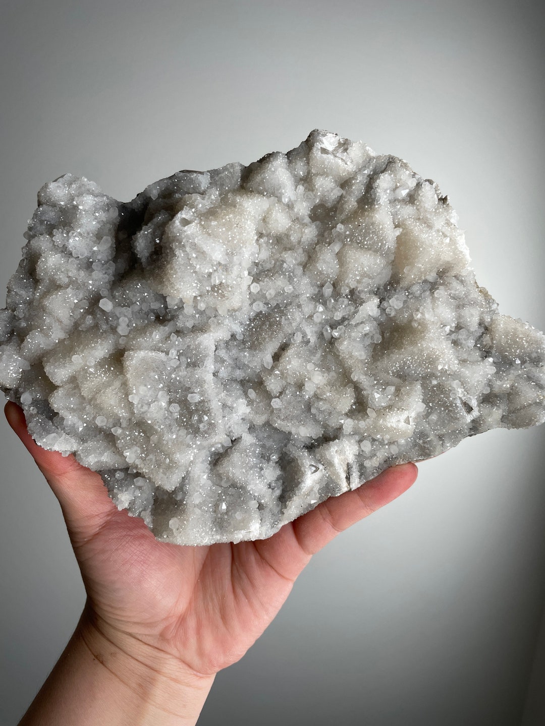 2.5 Lb Druzy Calcite ~ Uv Reactive ~ Calcite Specimen ~ Calcite Crystal ...