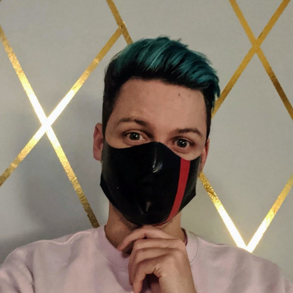 Latex Mask With Gag - Etsy