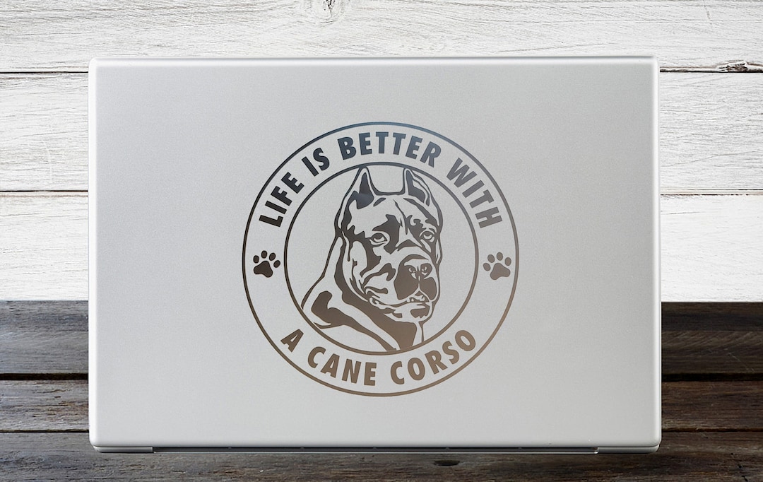 Personalized Life is Better With A Cane Corso Vinyl Decal - Etsy