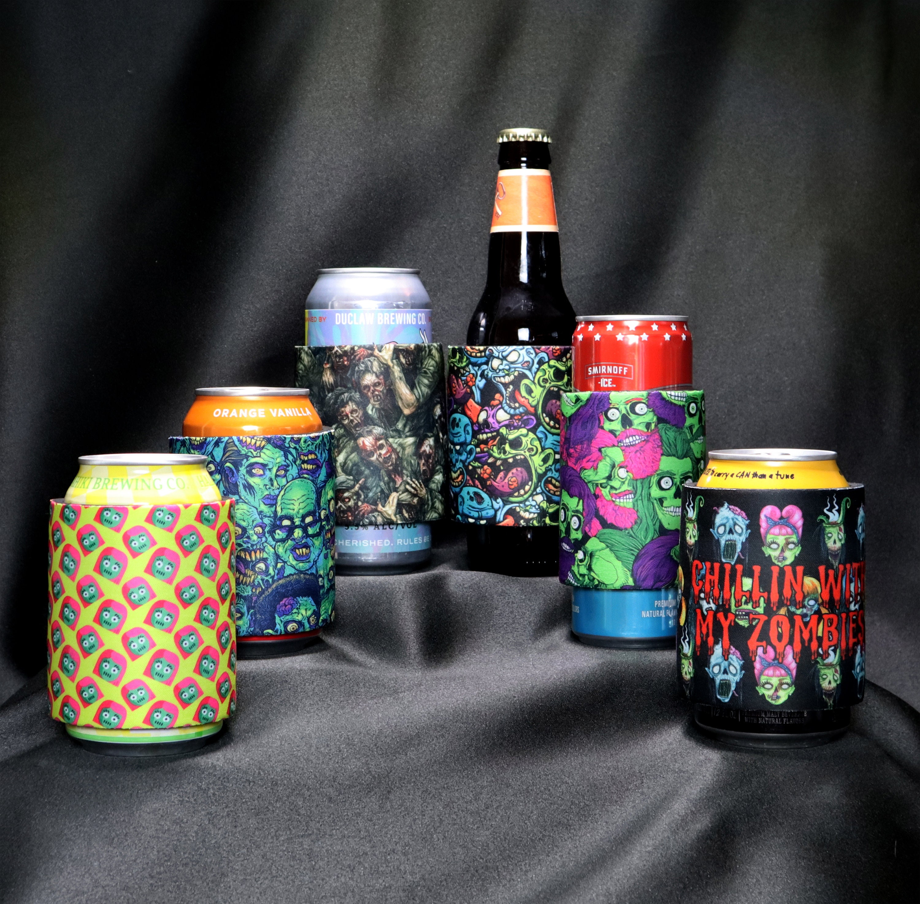 Zombie Drink Slap Wrap Can Coolers, Beverage Insulators, Personalize ...