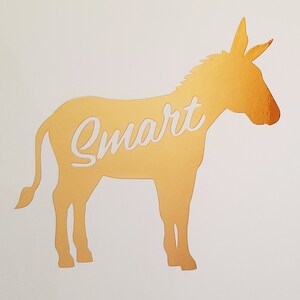 Custom Smart Ass Decal, Mirror Chrome Outdoor Decal, Smart Ass, Smart ...