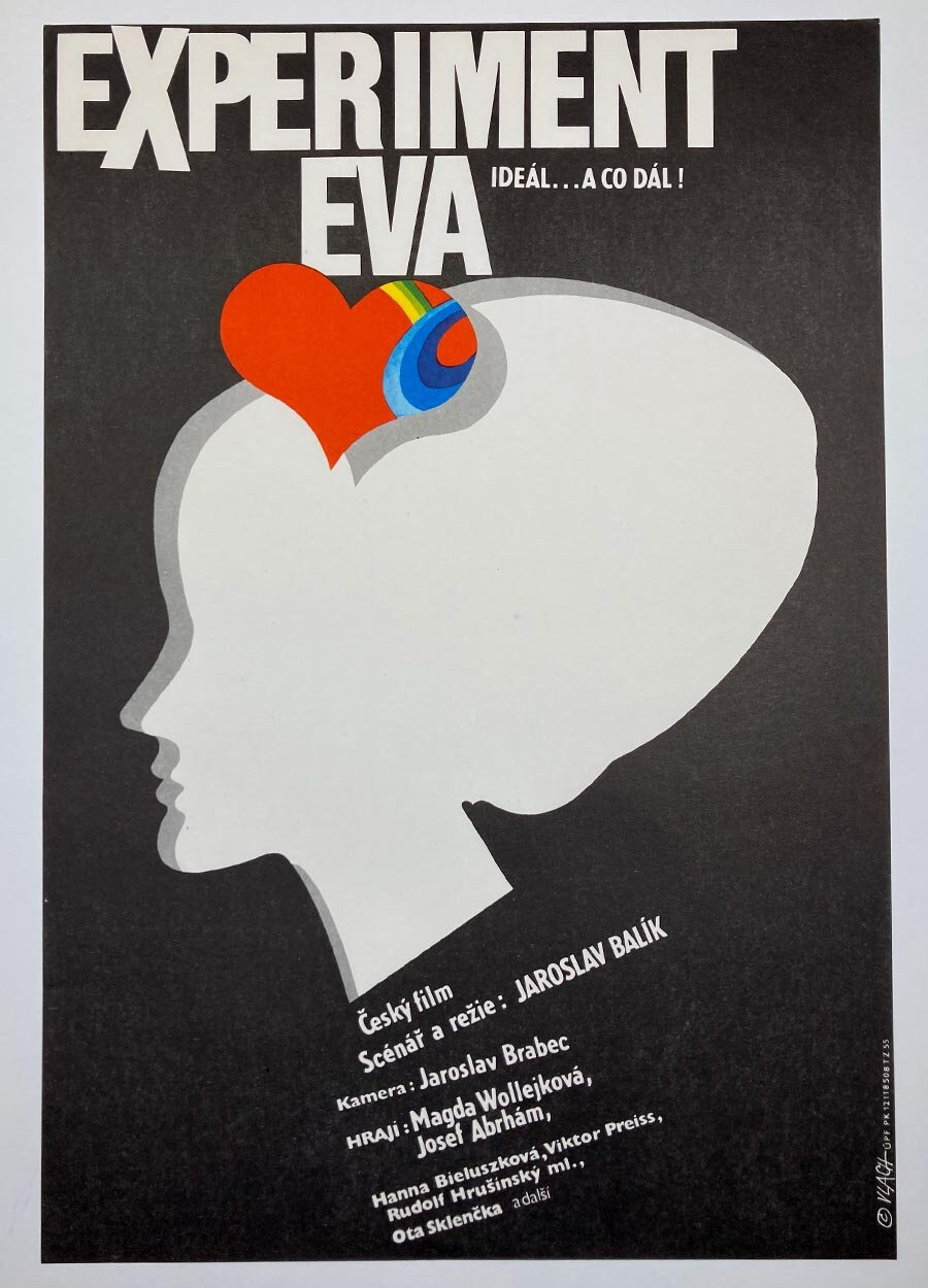 Film Poster, Experiment Eva, 1986, Graphic Design, 1980s Cinema Art ...