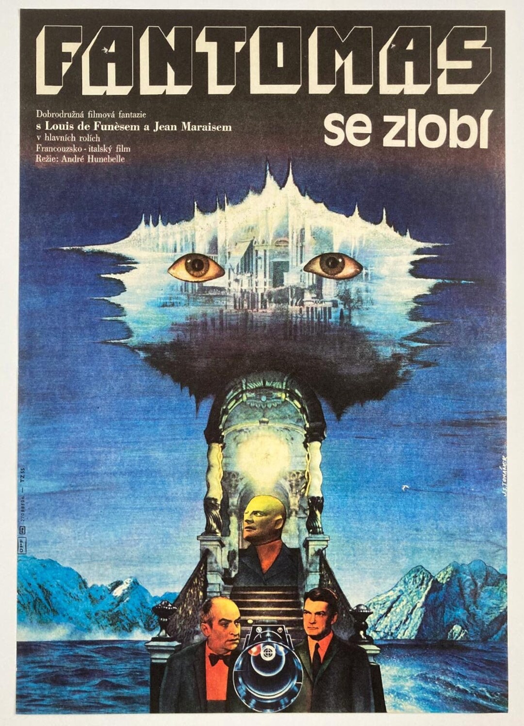 Film Poster Fantomas Unleashed 1980 Graphic Design 1980s - Etsy