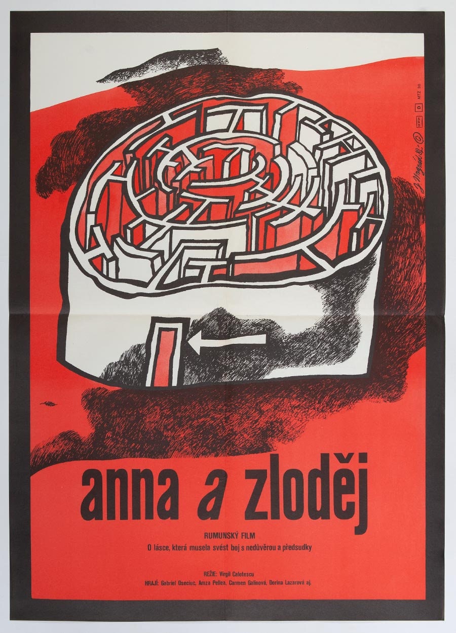 Film Poster Anna and the Thief 1982 Graphic Design 1980s - Etsy