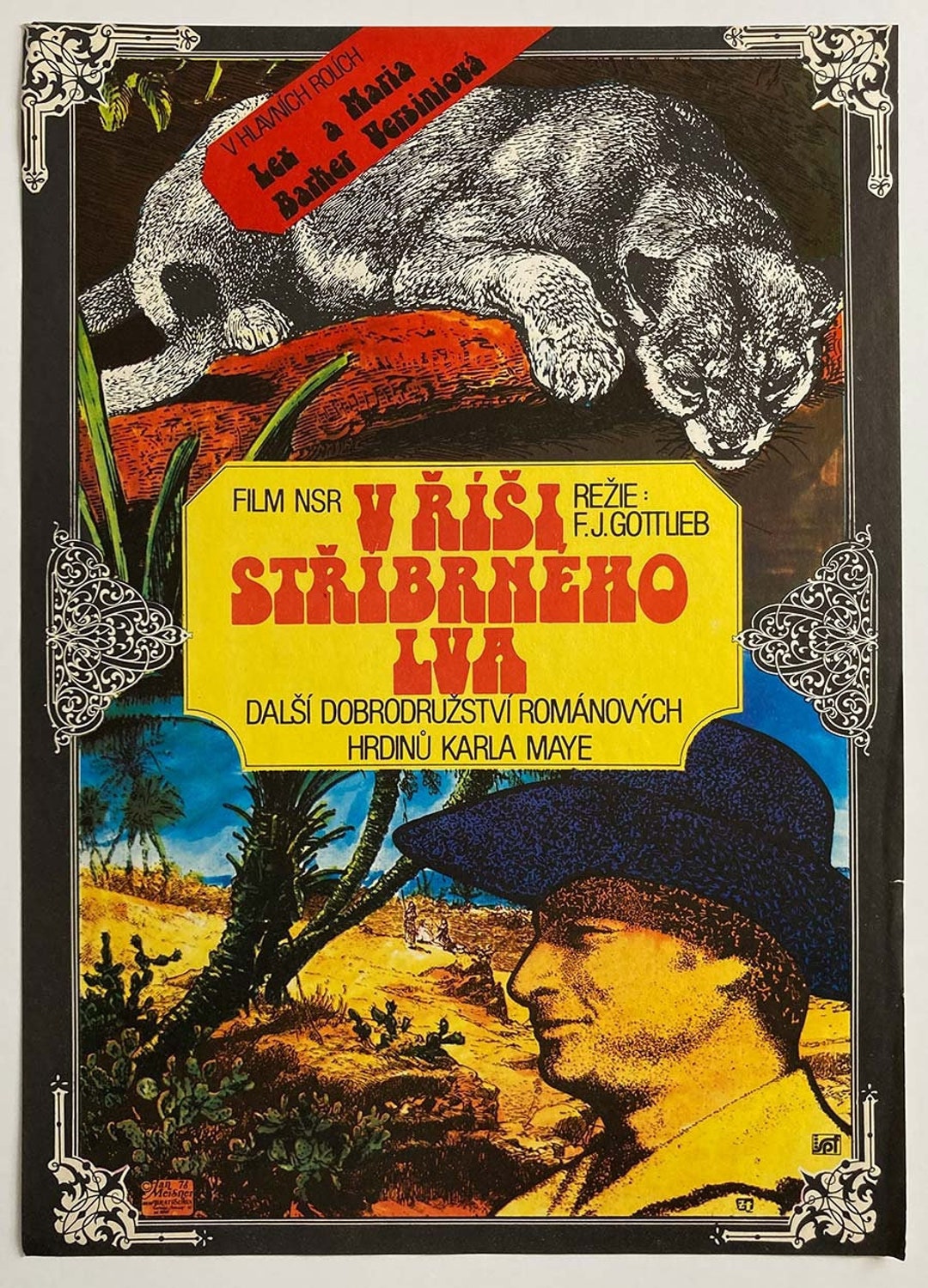 Film Poster, Kingdom of Silver Lion, 1978, Graphic Design, 1970s Cinema ...
