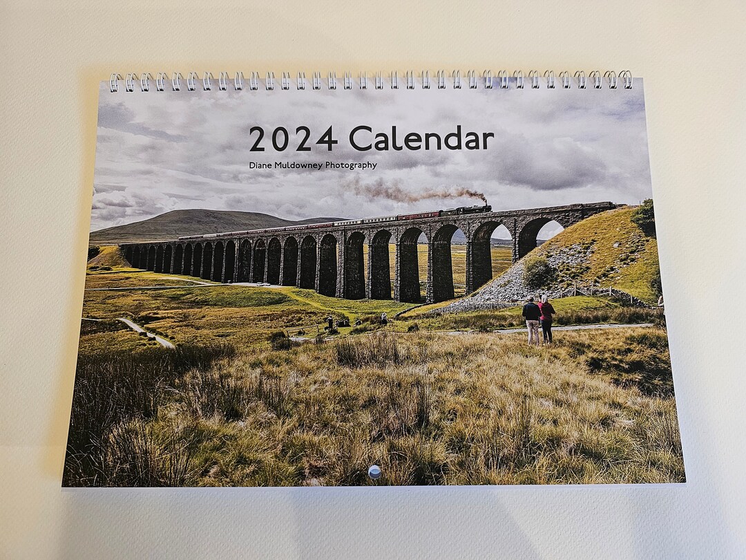 2024 Calendar, Beautiful Steam Locomotive Photographs in Iconic ...