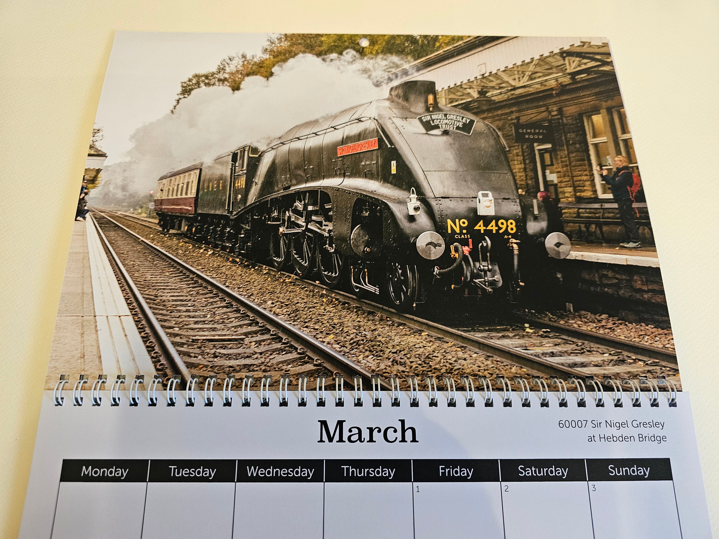 2024 Calendar, Beautiful Steam Locomotive Photographs in Iconic ...
