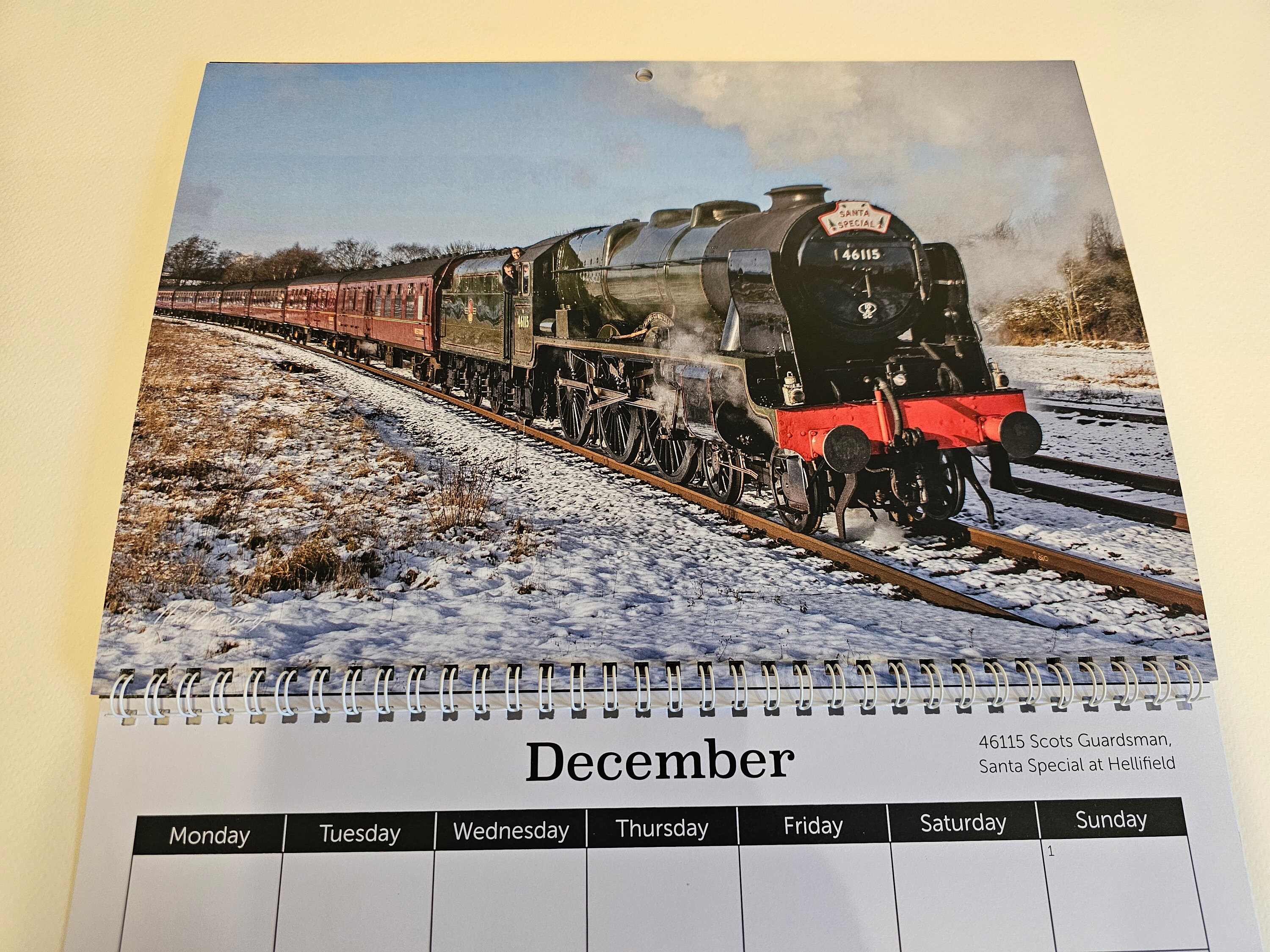 2024 Calendar, Beautiful Steam Locomotive Photographs in Iconic ...
