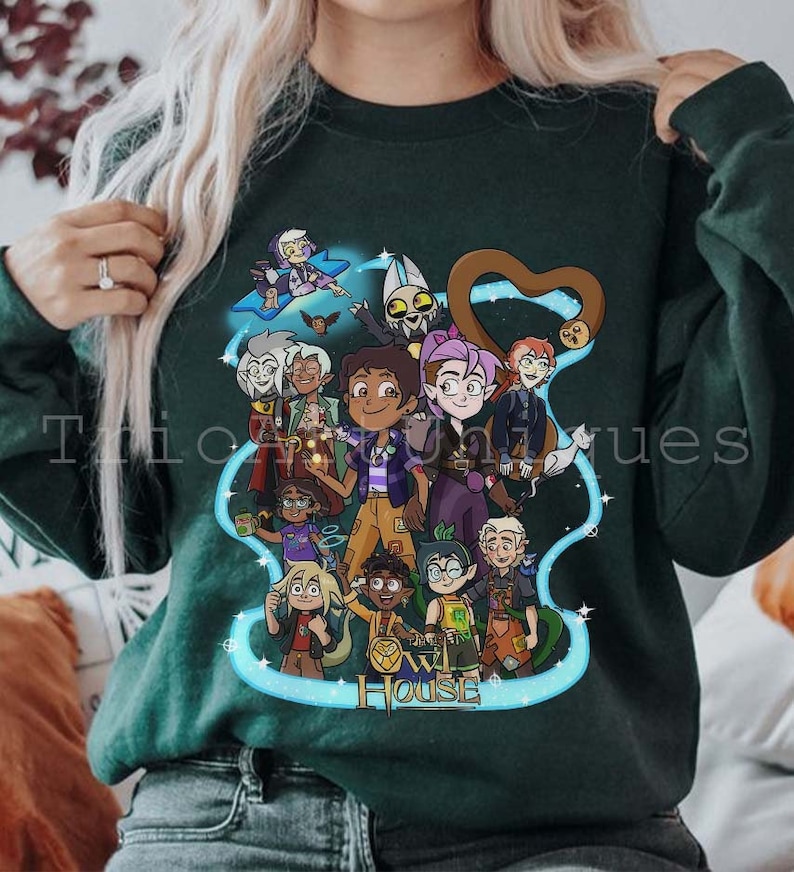The Owl House Shirt, the Owl House Fan Shirt, Hexside School of Magic ...