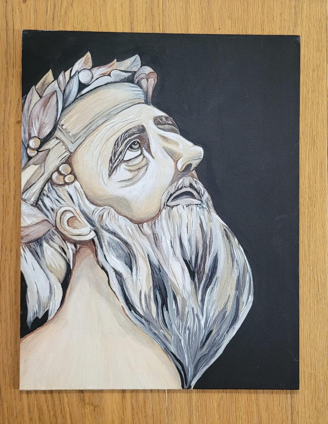 The Man Hand-painted Acrylics Painting - Etsy