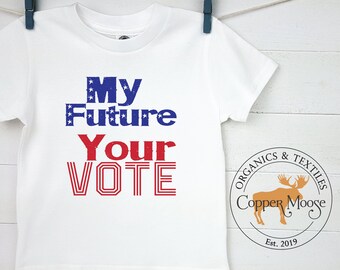 Voting Shirt for Kids Kids Vote Tshirt Future Voter Shirt - Etsy