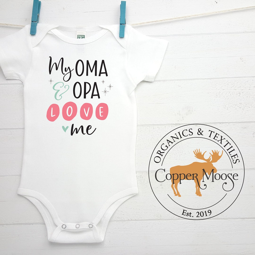 Oma Opa Onesie®, Oma & Opa Love Me, Oma Opa Pregnancy Announcement, Pregnancy Announcement ...