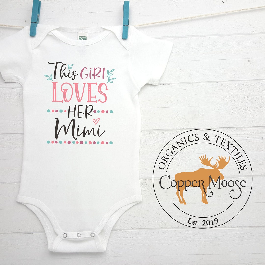 Mimi Onesie®, Mimi Baby Clothes, Mimi Baby Girl, Love Mimi Onesie ...