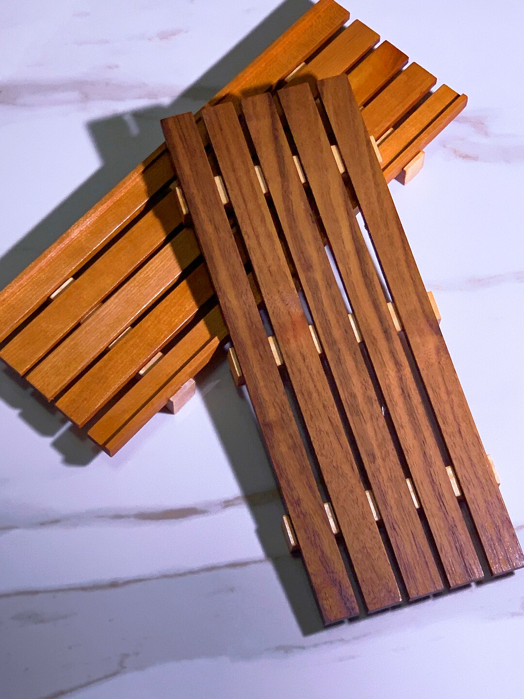 Large Cherry & Walnut Tray | Handmade | Soap Dish | Oversized Soap ...