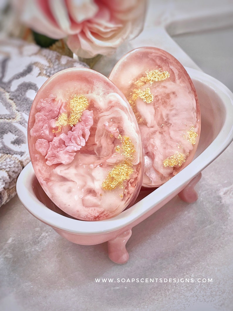 Rose Gold Handmade Glycerin Soaps Coconut Butter Soaps Etsy Australia