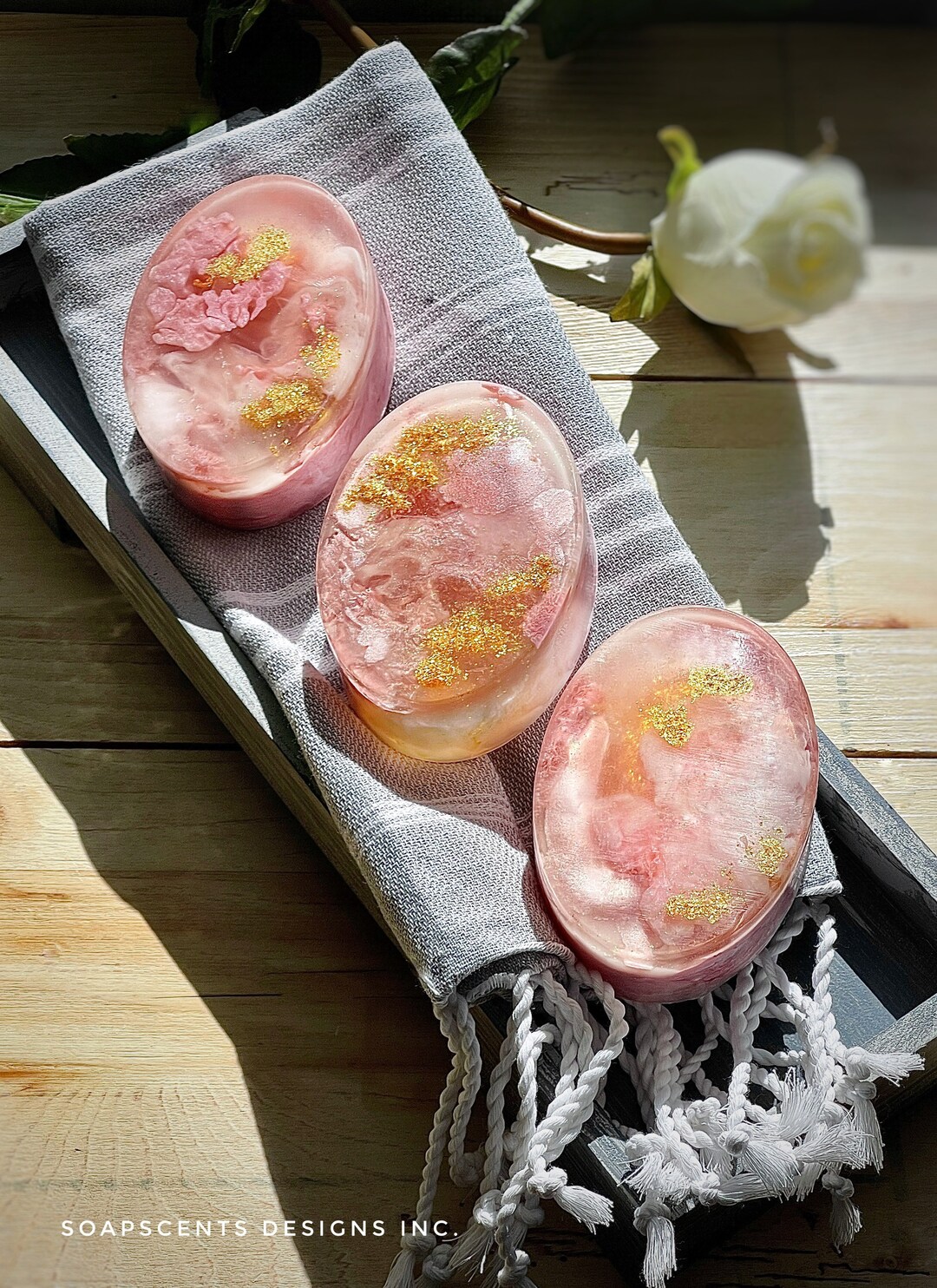 Rose Gold Handmade Glycerin Soaps Coconut Butter Soaps Ts For