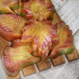 Maple Soap Leaves | Set of 3 Handmade Wild Sage Fall Glycerin Soaps ...