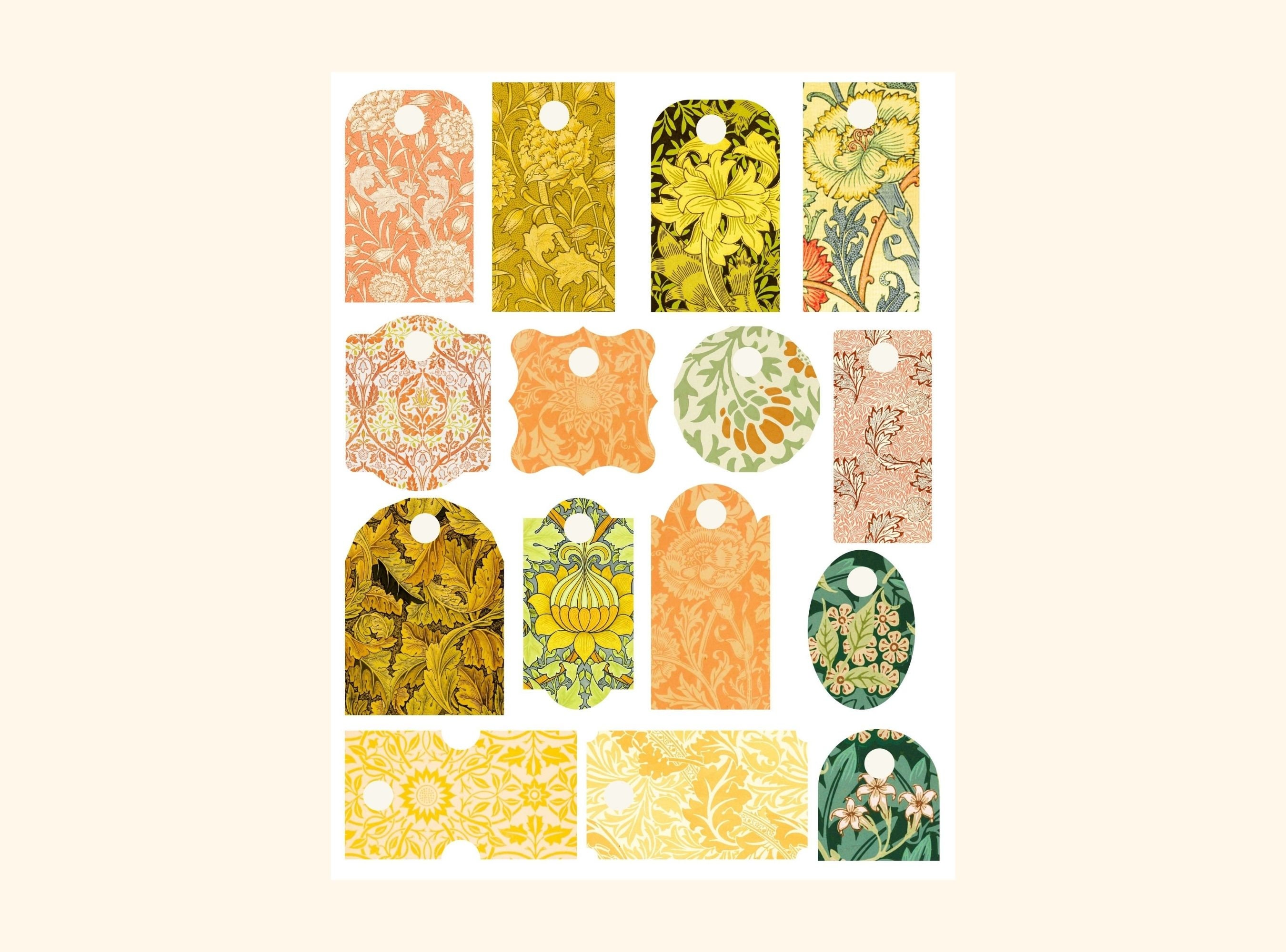 William Morris Tags | William Morris Ephemera | William Morris ...