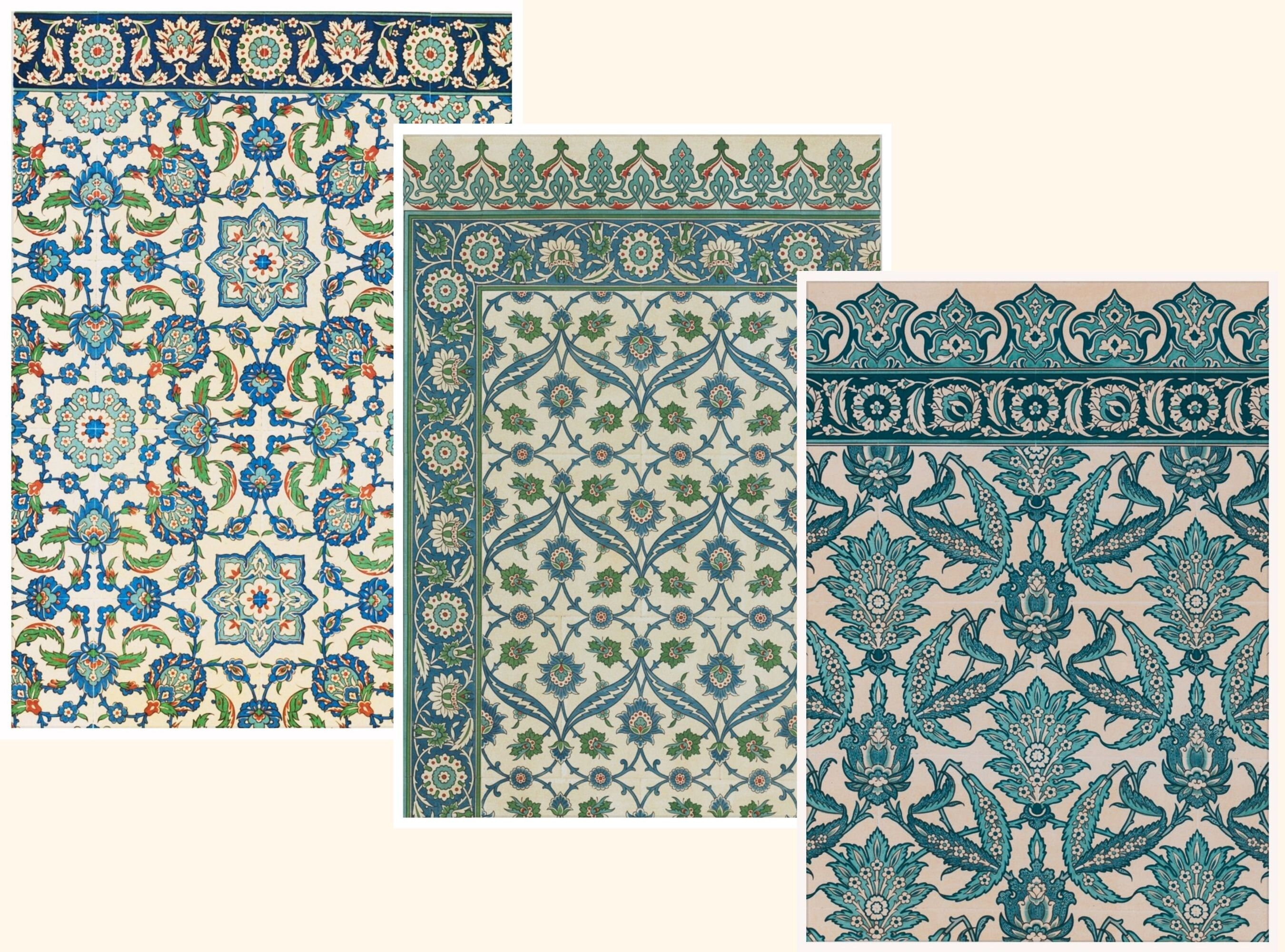 Arabesque Digital Paper Pack | Islamic Pattern Collage Papers | Islamic ...