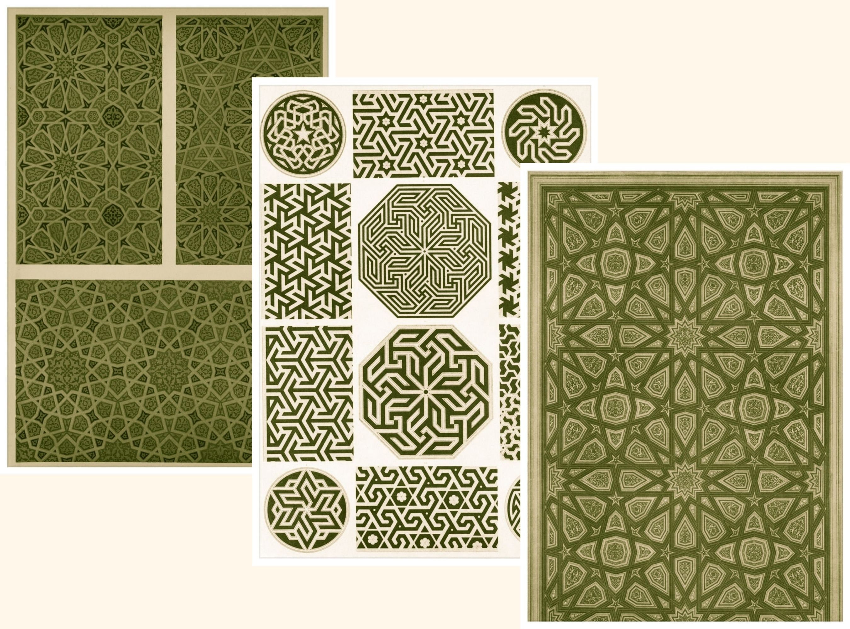 Islamic Pattern Digital Paper Pack | Islamic Geometric Printable Papers ...