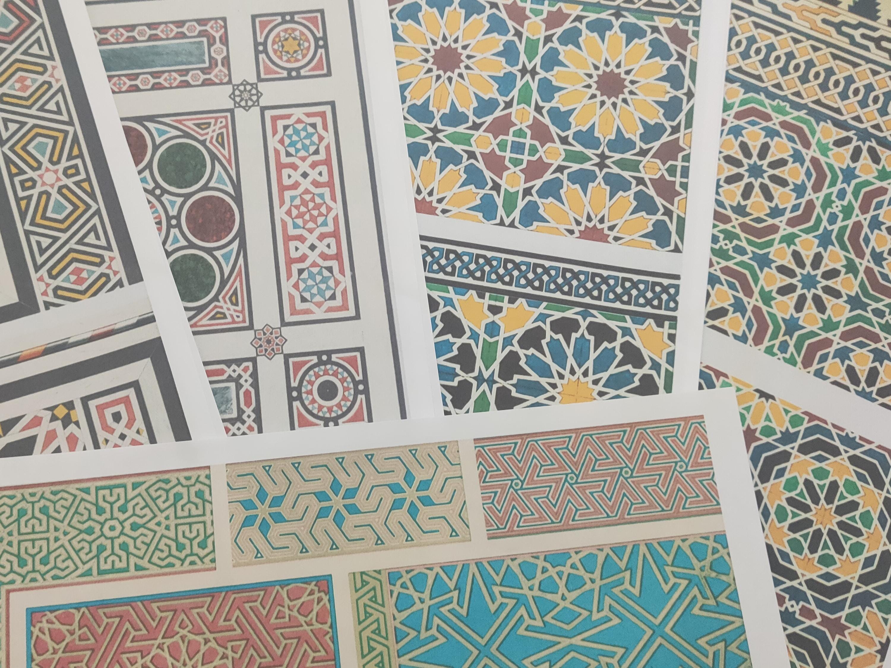 Islamic Pattern Digital Paper Pack | Vintage Islamic Art Printable ...