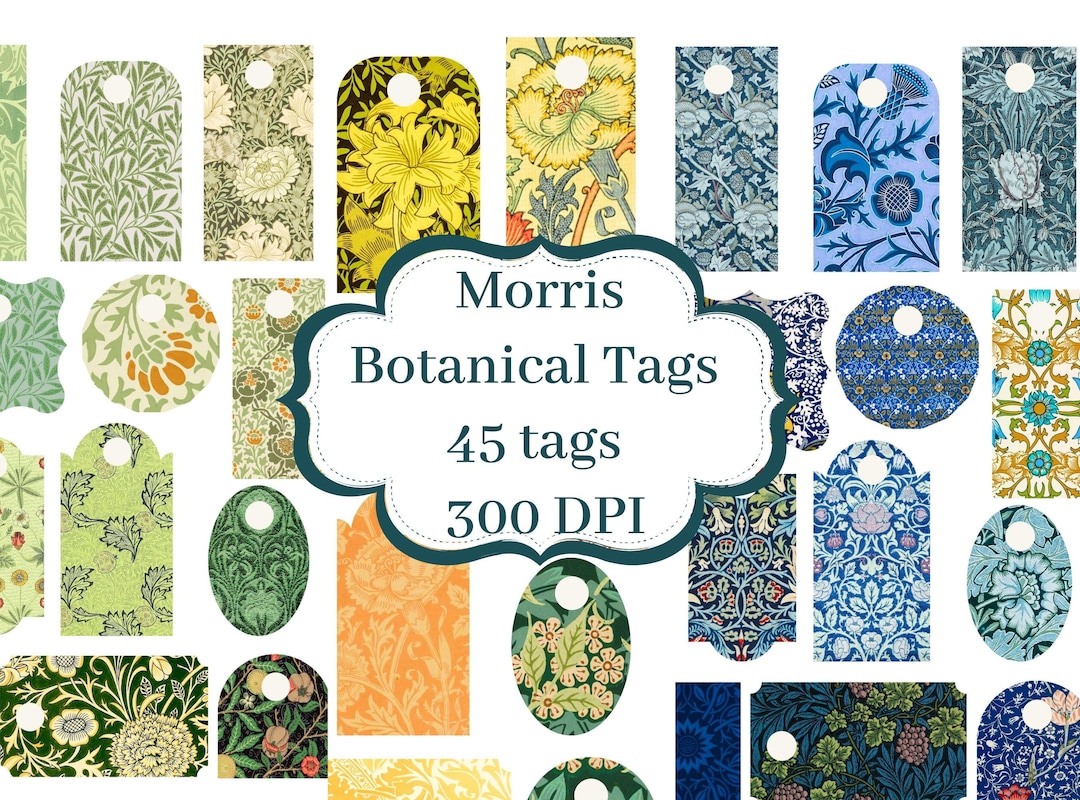 William Morris Tags | William Morris Ephemera | William Morris ...