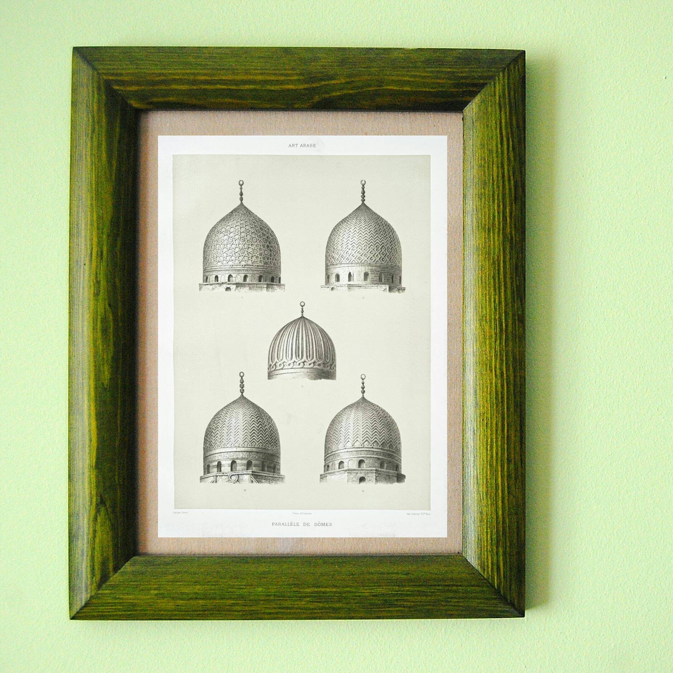 Islamic Home Decor Vintage Mosque Dome Print Printable - Etsy